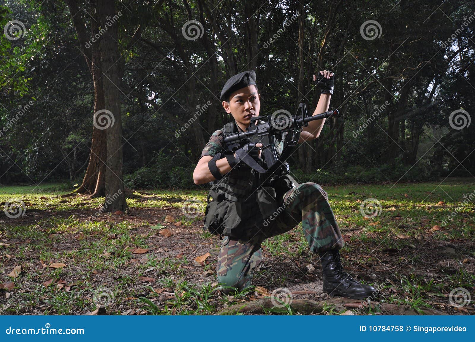 Smart Soldier Defending the Country Stock Photo - Image of army, fight ...