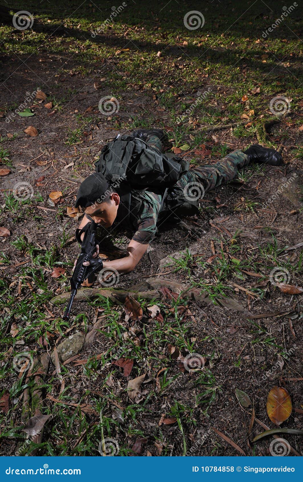 Smart Soldier Defending the Country Stock Photo - Image of asian, korea ...