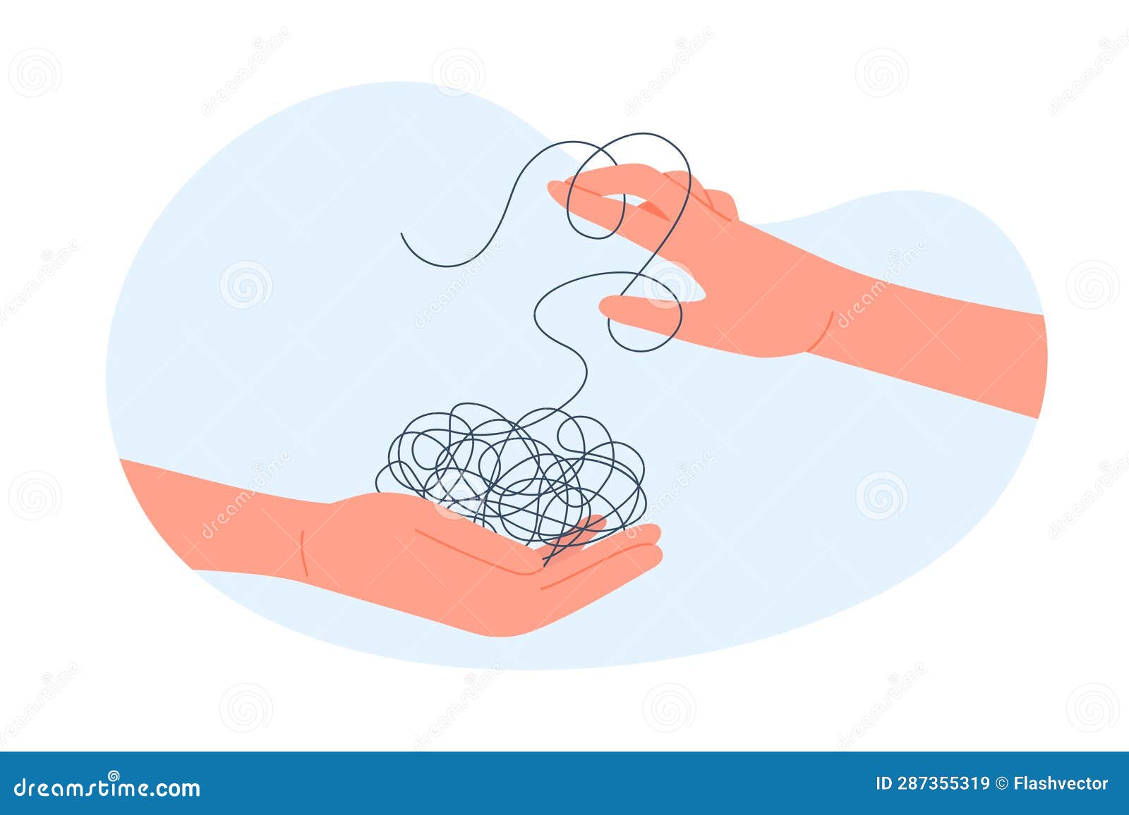 Smart Solution for Complicated Puzzle of Mess and Chaos, Two Hands ...