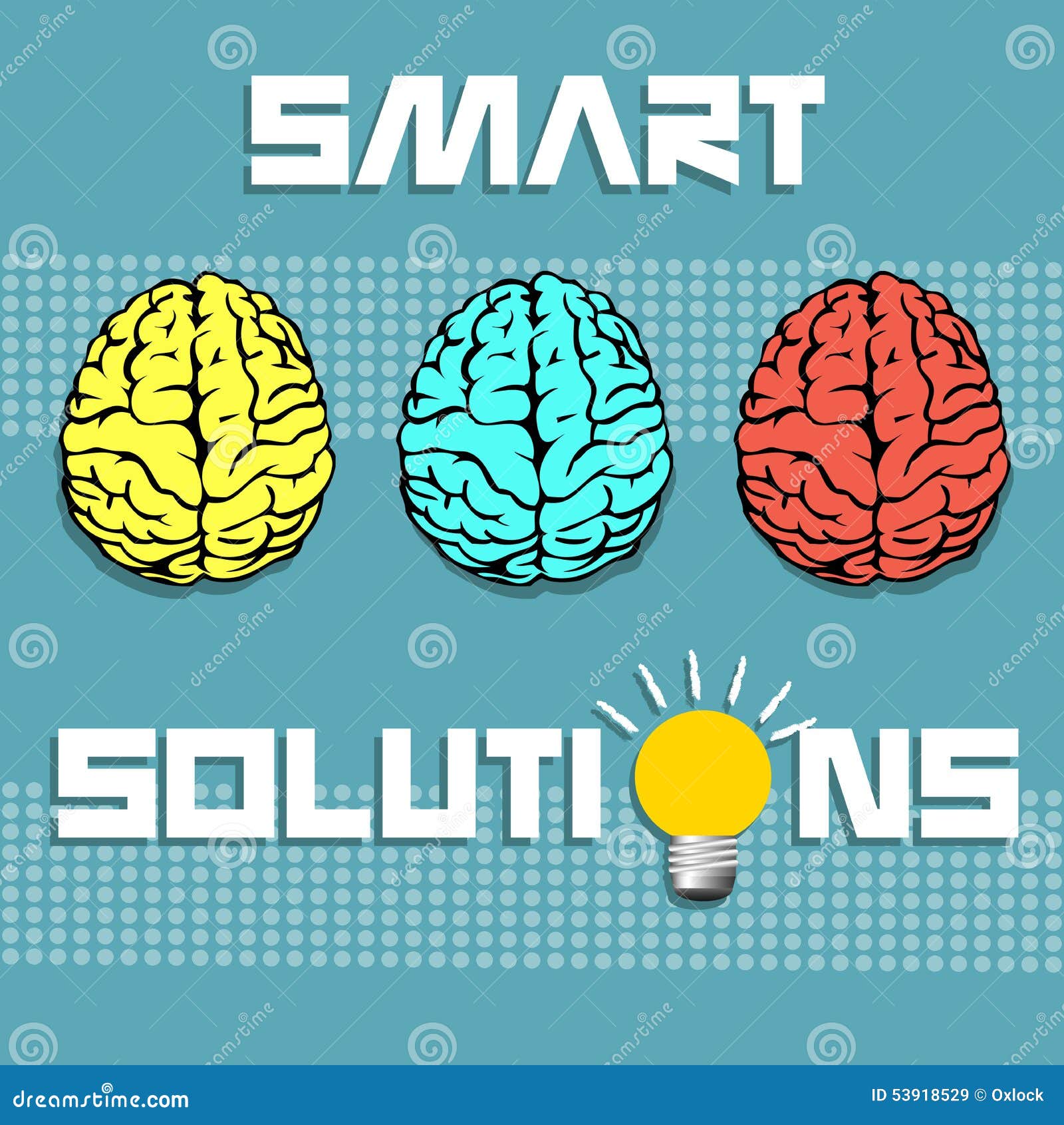 Smart solutions stock vector. Illustration of choice - 53918529