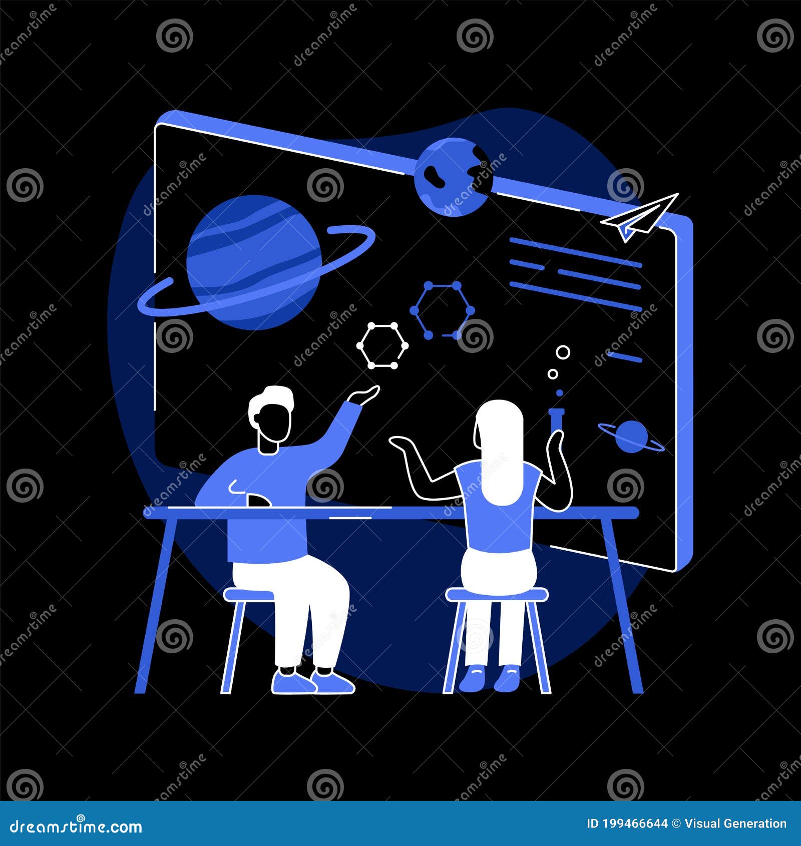 Smart Spaces Abstract Concept Vector Illustration. Stock Vector ...