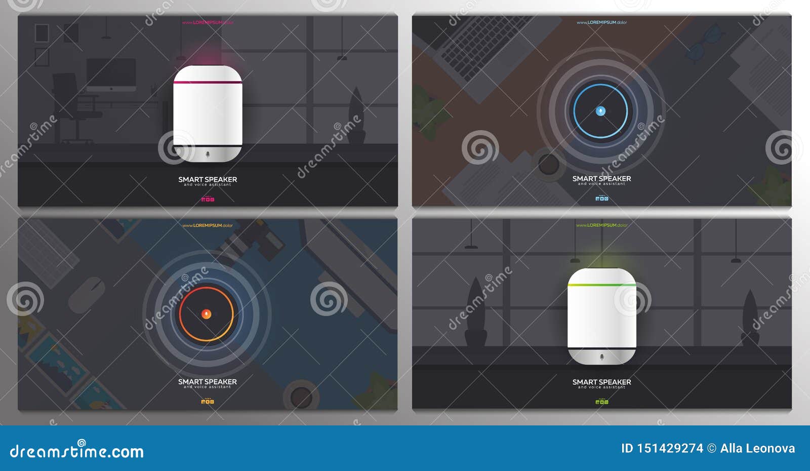 Smart Speaker with Voice Control. Voice Control of Smart House. IoT ...