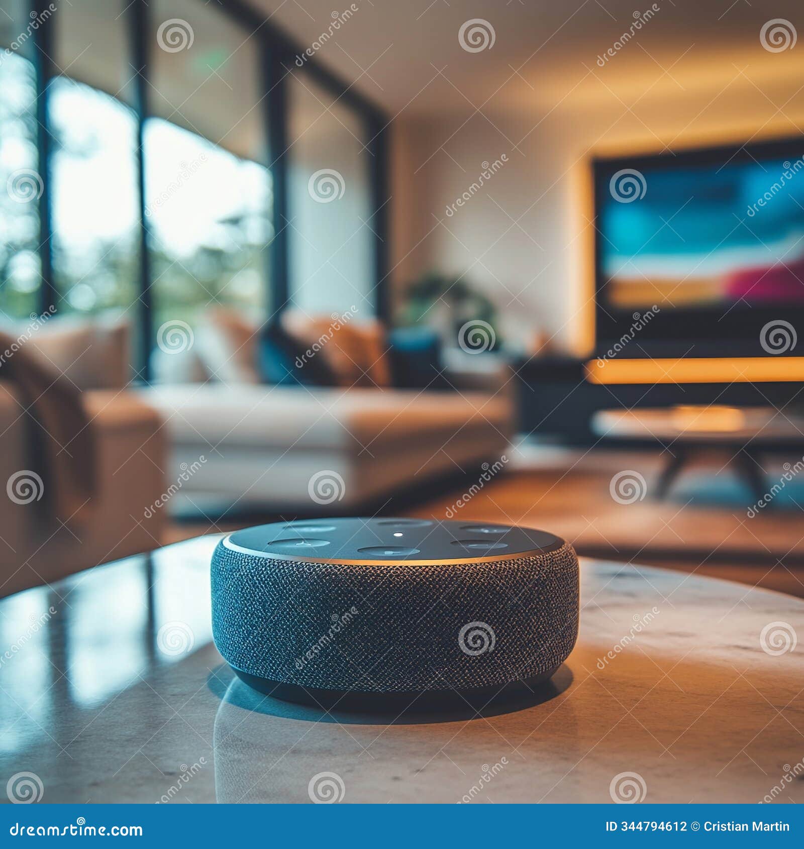 Smart Speaker with Voice-controlled Assistant, Versatile and Compact ...