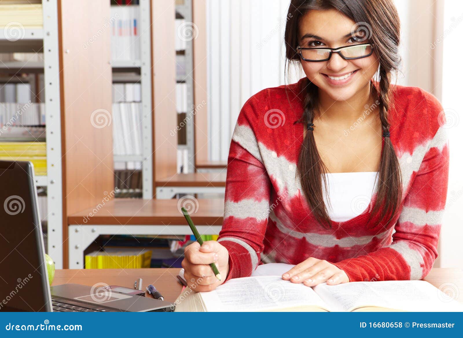 Smart student stock photo. Image of adolescent, lifestyle - 16680658