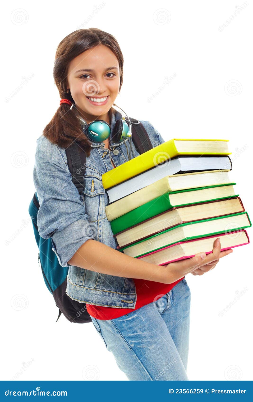 Smart student stock image. Image of attractive, highschool - 23566259