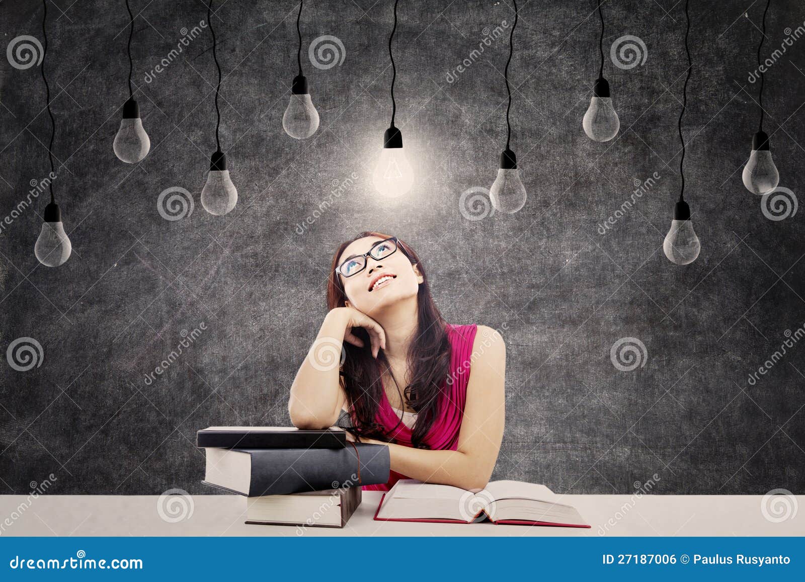 Smart student stock photo. Image of idea, glasses, indonesian - 27187006
