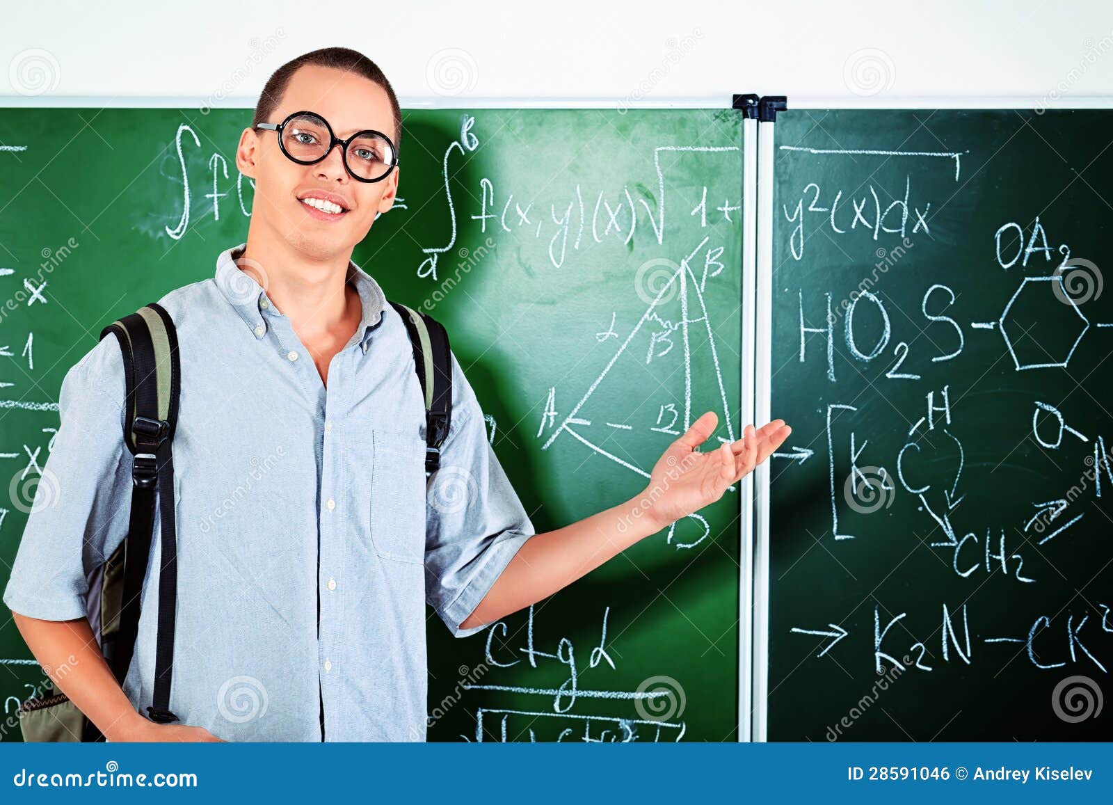 Smart student stock photo. Image of indoor, standing - 28591046