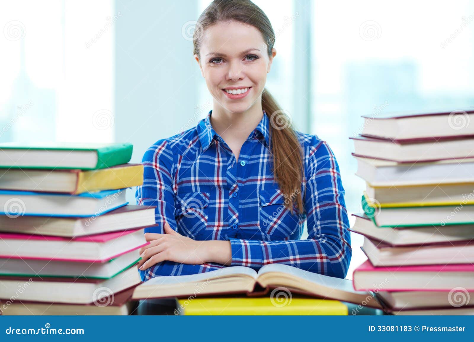 Smart student stock image. Image of literature, intelligent - 33081183