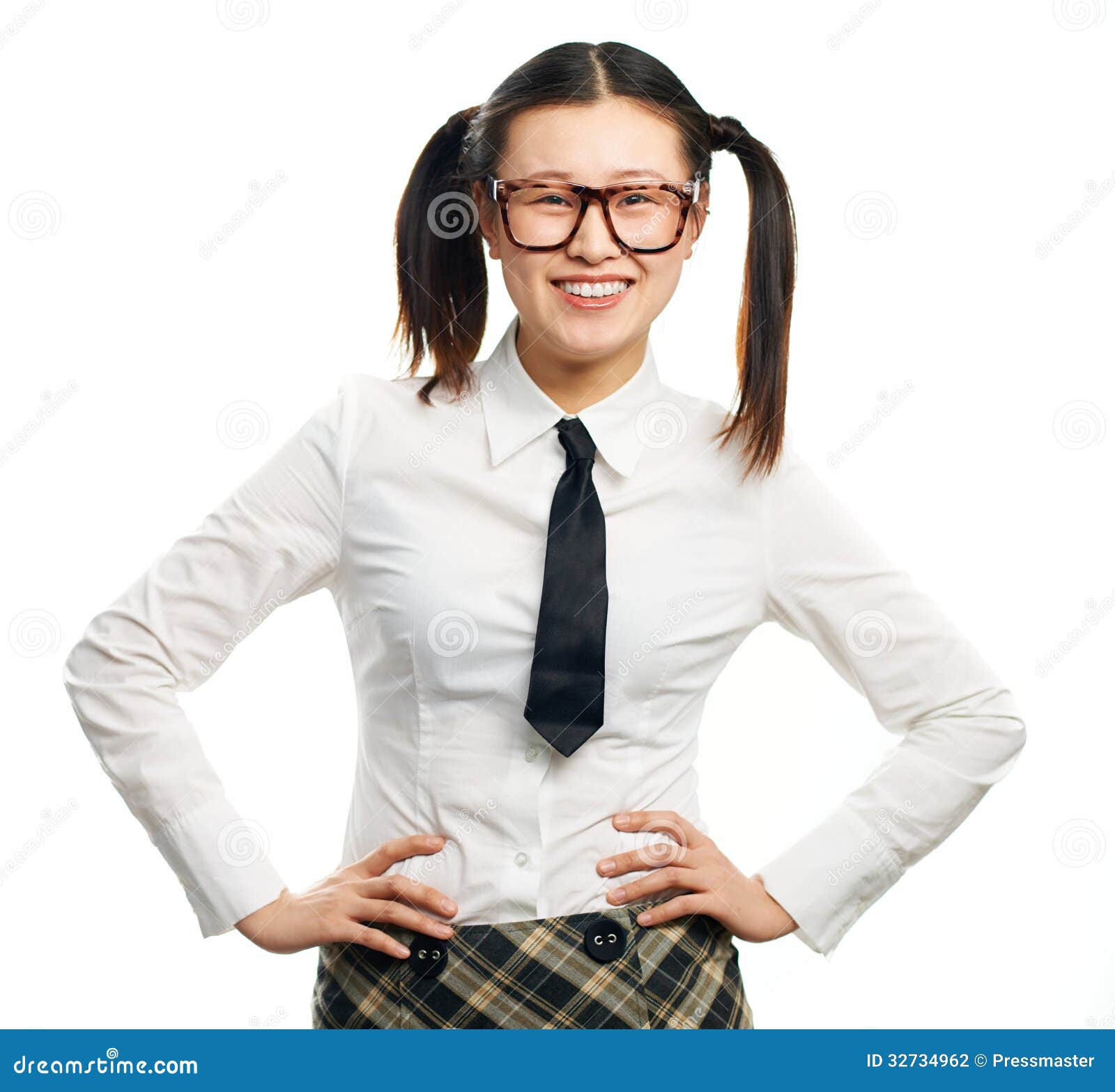 Smart student stock photo. Image of people, lovely, college - 32734962