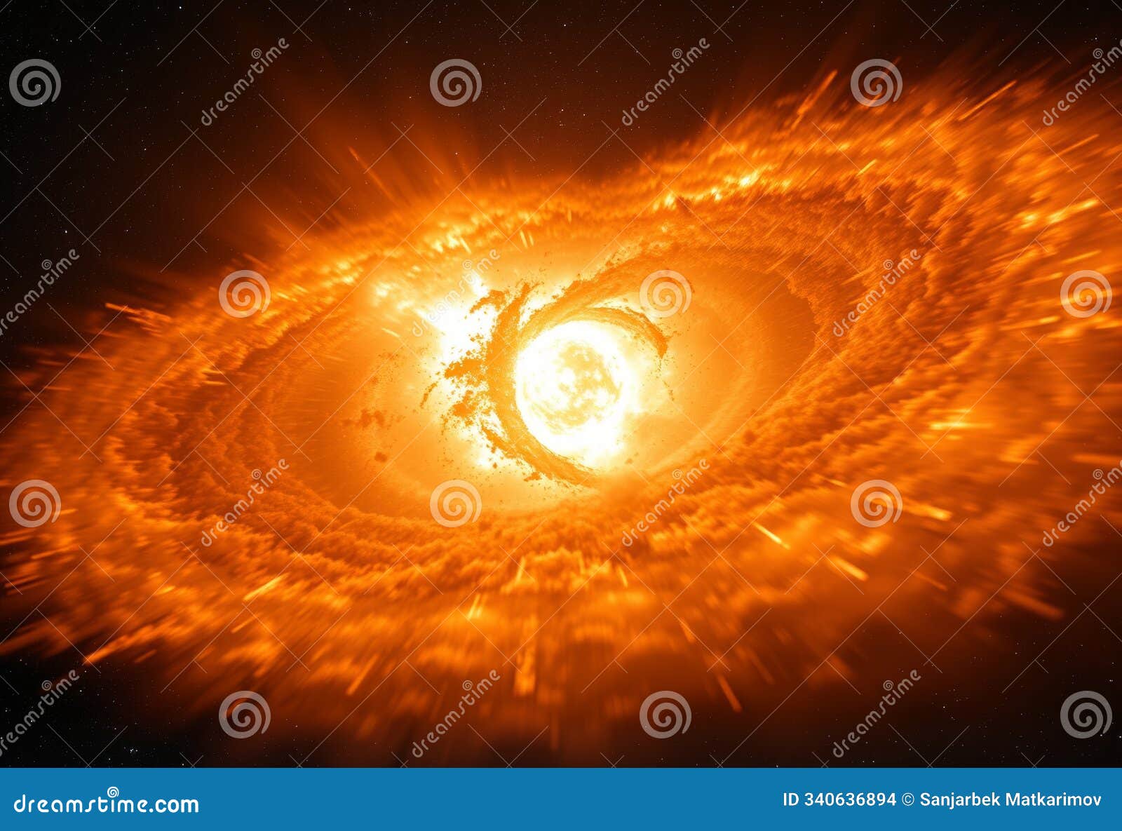 Smart Supernova Shockwave a Vast Expanding Shell of Gas and Dust Stock ...