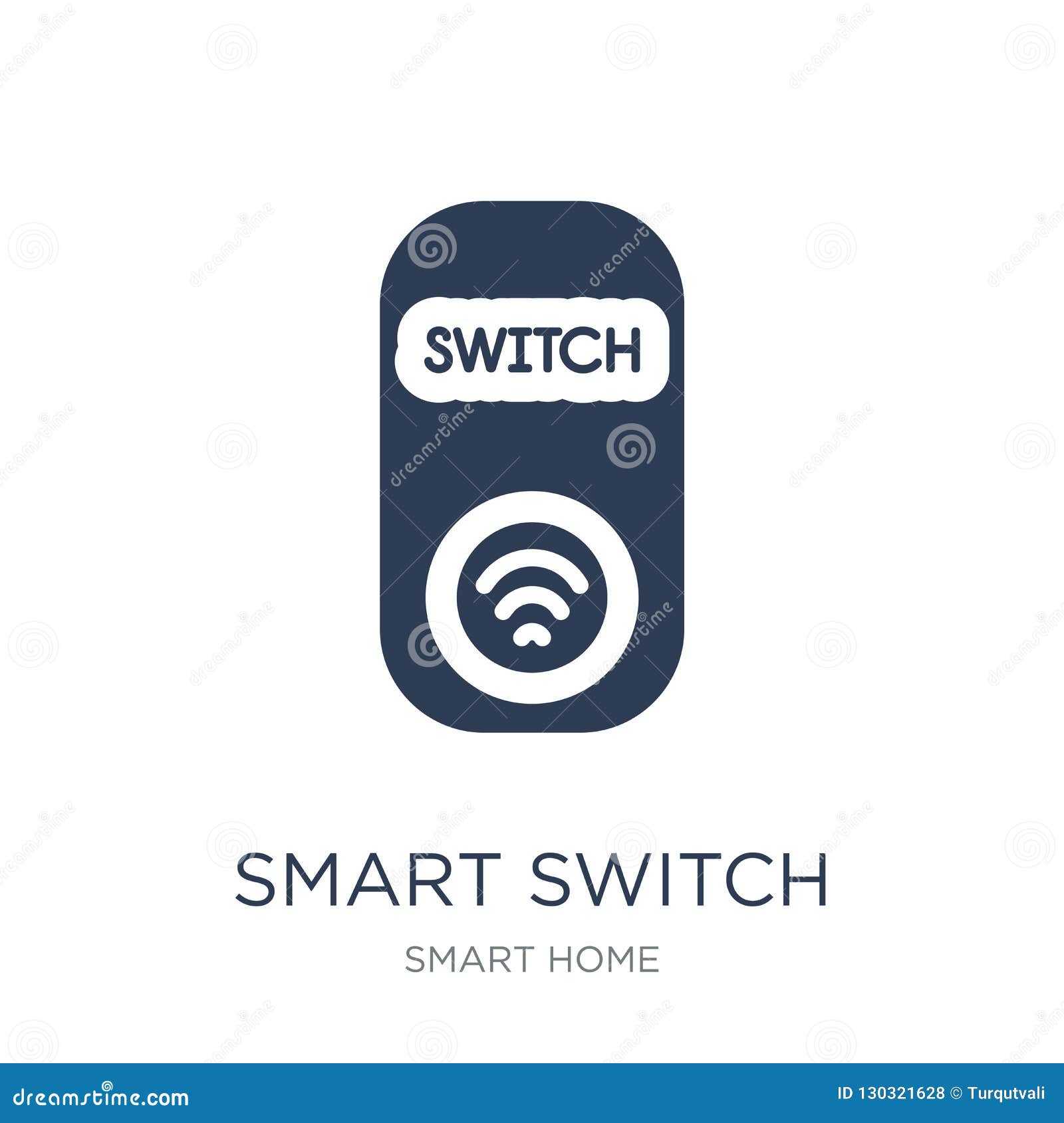 Smart Switch Icon. Trendy Flat Vector Smart Switch Icon on White Stock ...