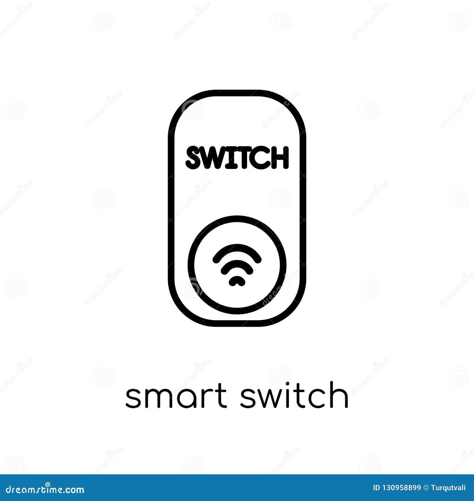 Smart Switch Icon. Trendy Smart Switch Logo Concept On White Background ...