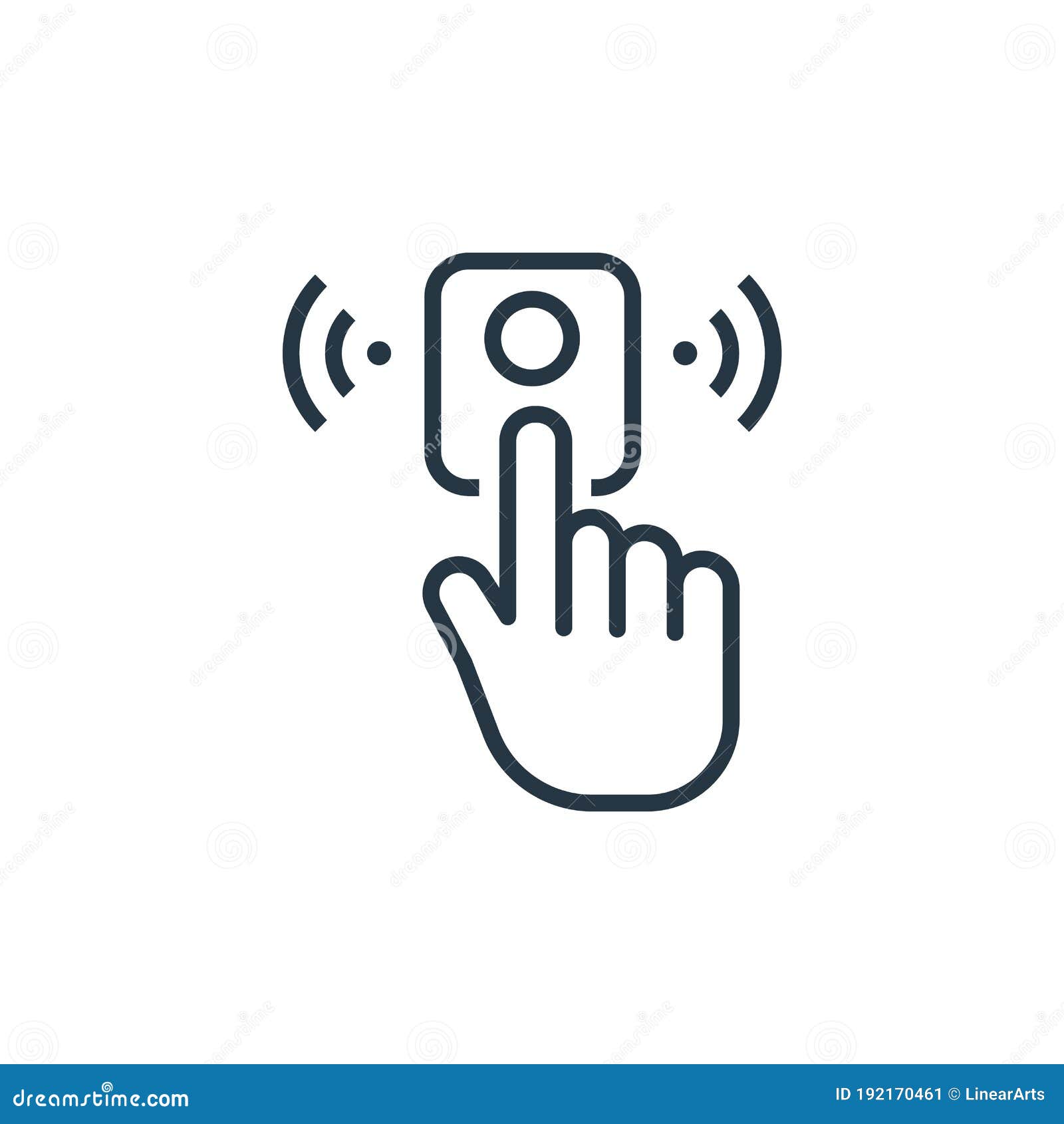 Smart Switch Icon Vector From Smart Home Concept. Thin Line ...