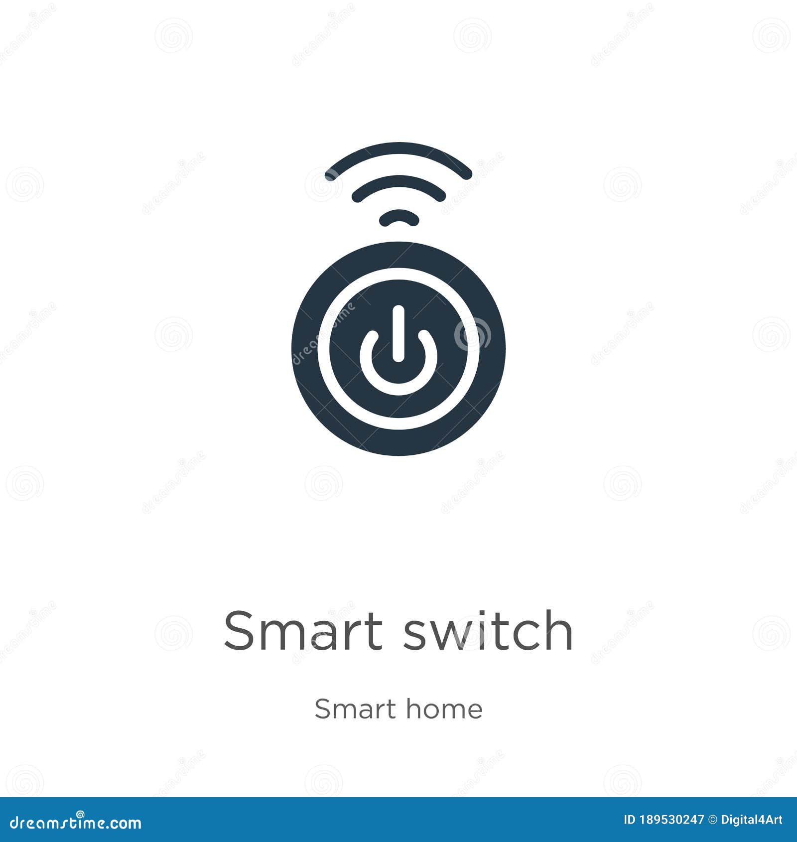 Smart Switch Icon. Trendy Smart Switch Logo Concept On White Background ...