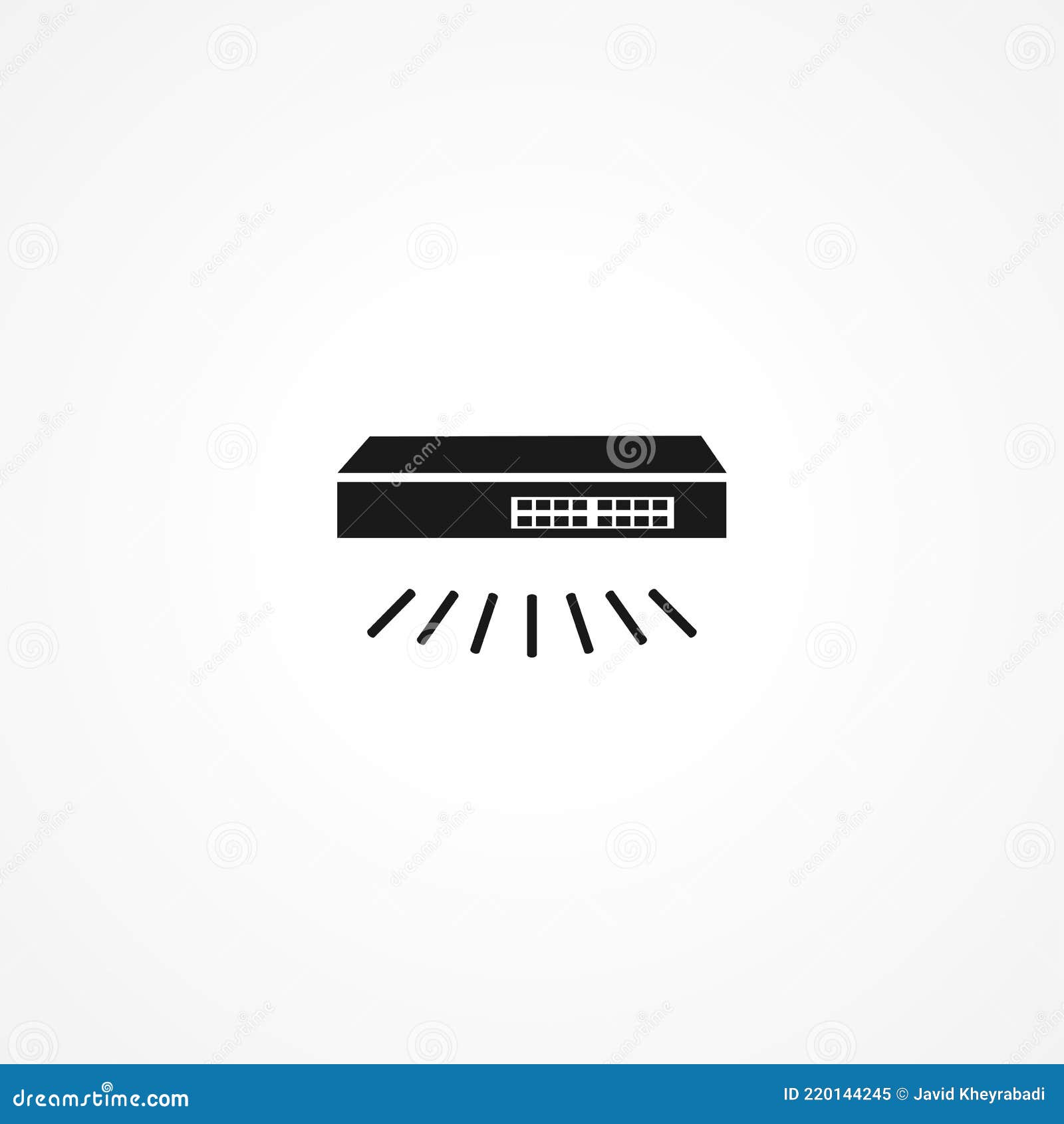 Smart Switch Simple Isolated Icon. Smart Switch Simple Isolated Vector ...
