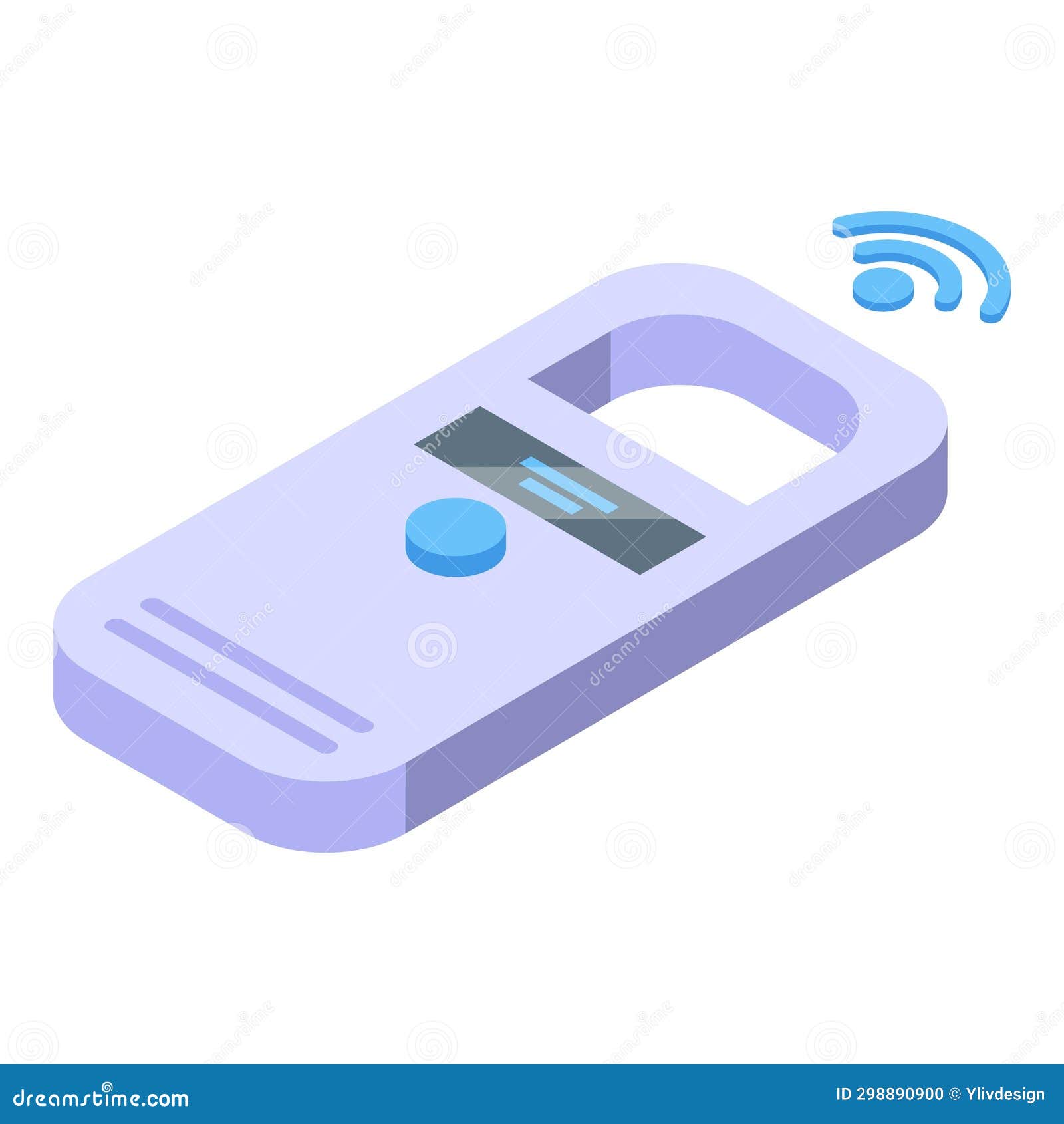Smart Tag Reader Icon Isometric Vector. Door Lock Entry Stock ...
