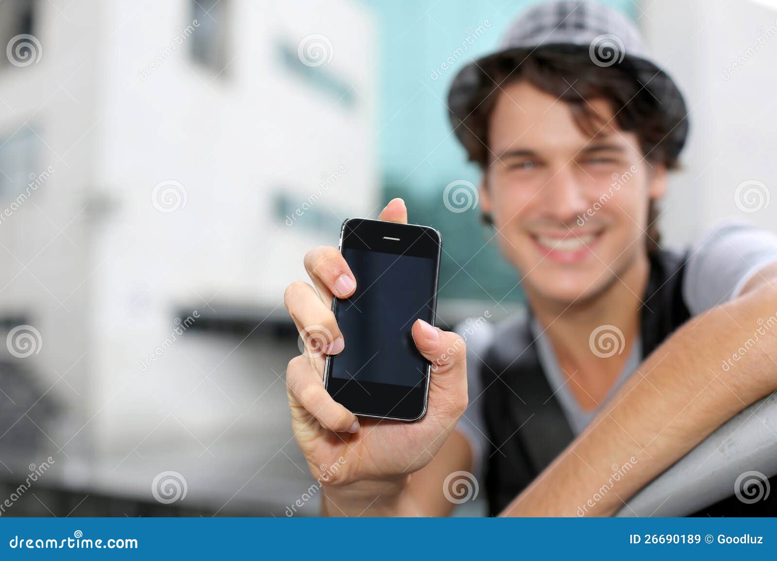 Smart technologies stock image. Image of standing, showing - 26690189