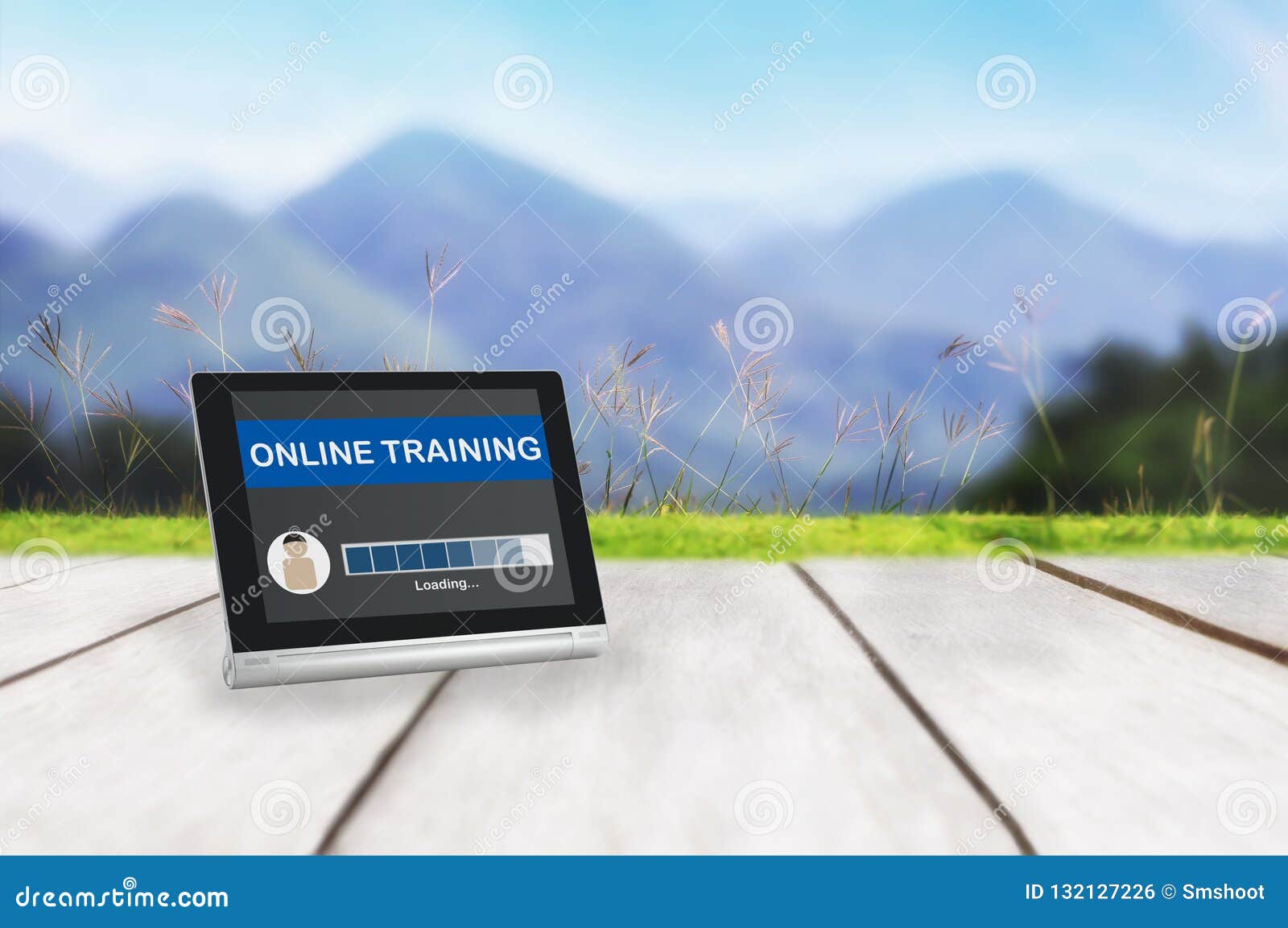 Smart Technology Concept and Online Learning Idea Stock Photo - Image ...