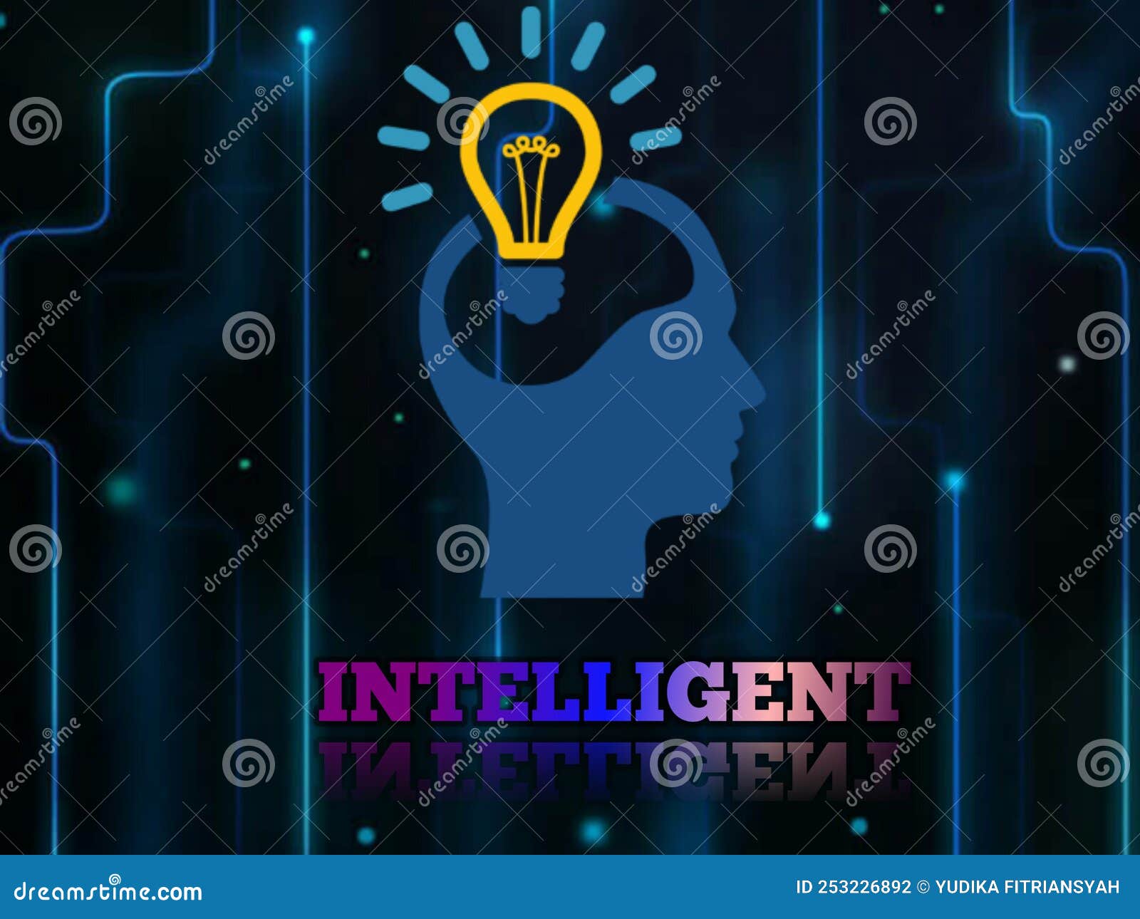 Smart Thinking Background or Illustration Stock Illustration ...