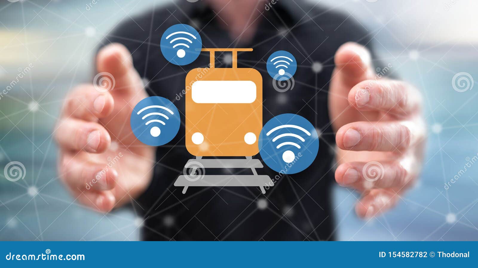 Concept of smart train stock photo. Image of train, modern - 154582782