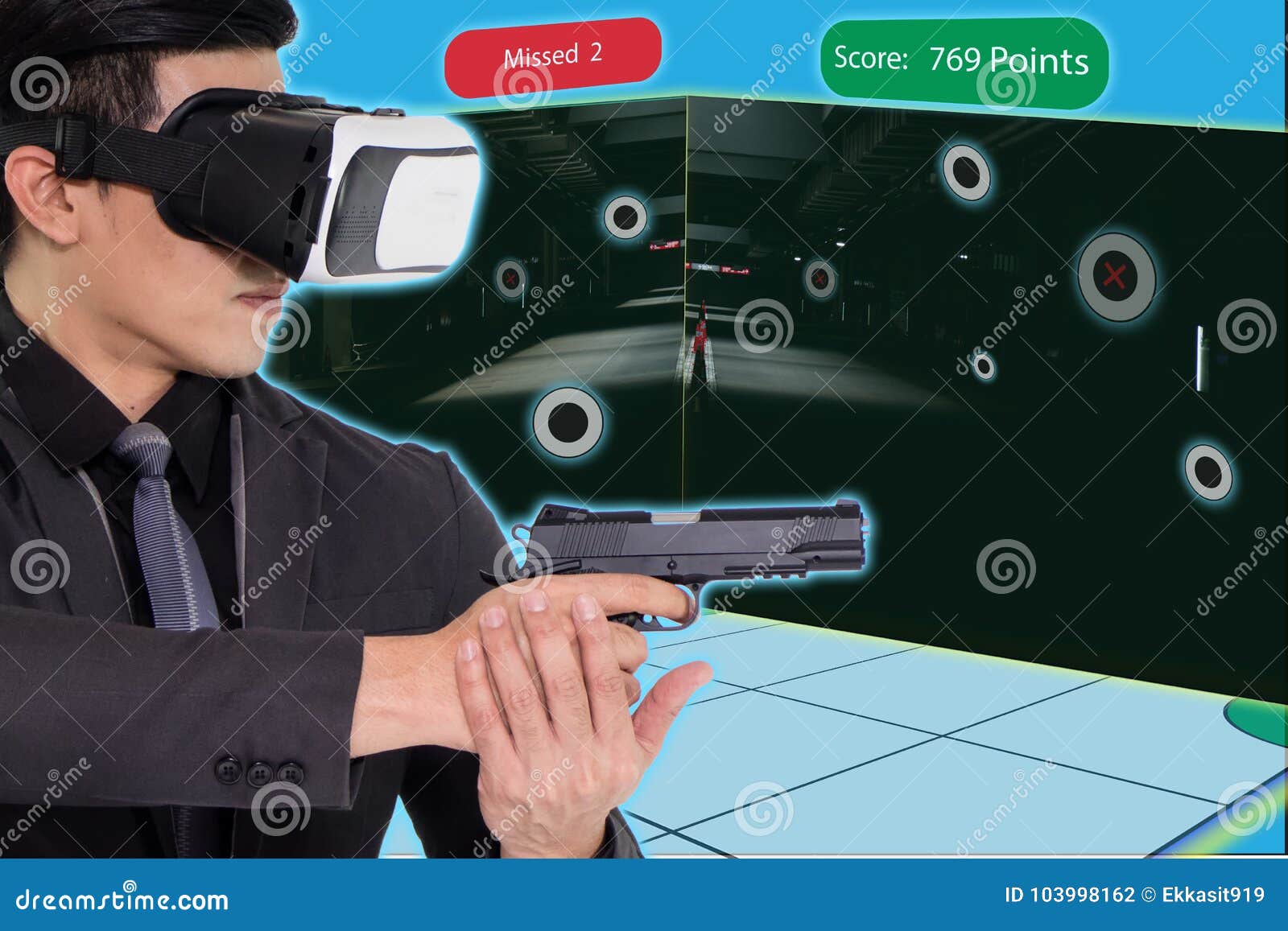 Smart Training with Augmented and Virtual Reality Technology Con Stock ...