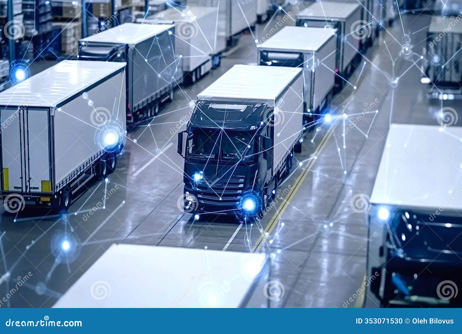 Smart Transportation System Managing Delivery Trucks in Warehouse Stock ...