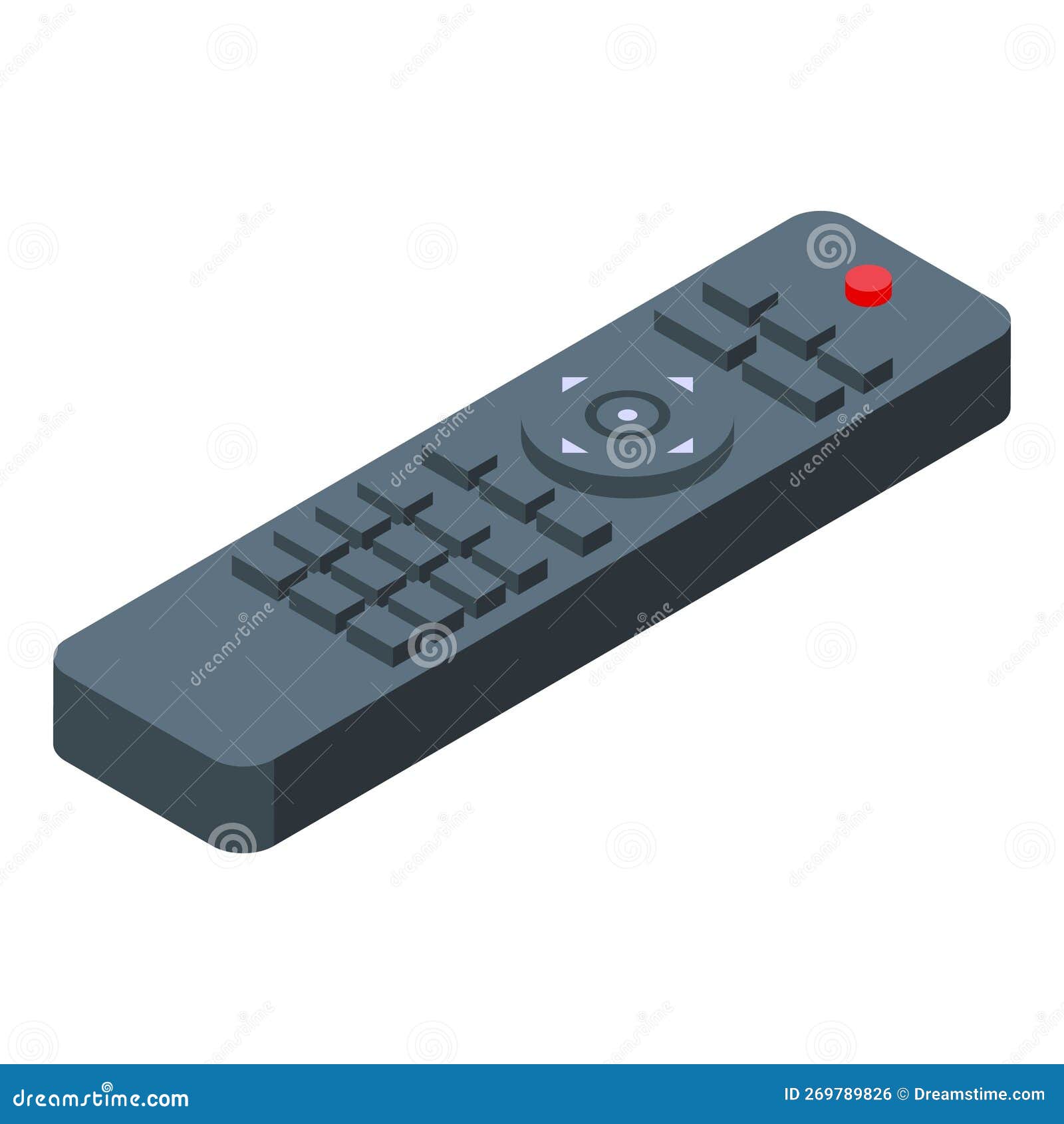 Smart TV Box Remote Control Icon Isometric Vector. Video Internet Stock ...