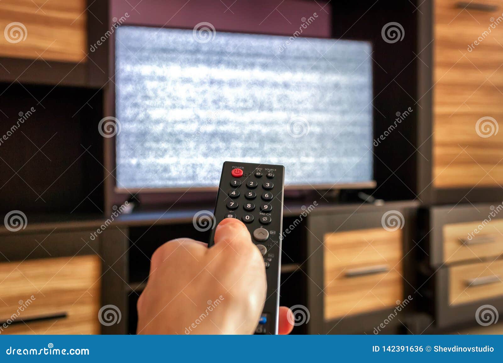 Smart Tv Remote Contro, on the Screen Interference Interruption of the ...