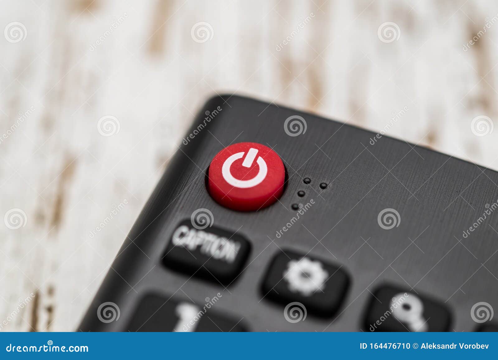 Smart Tv Remote Control with Power Button. Concept of Entertainment ...