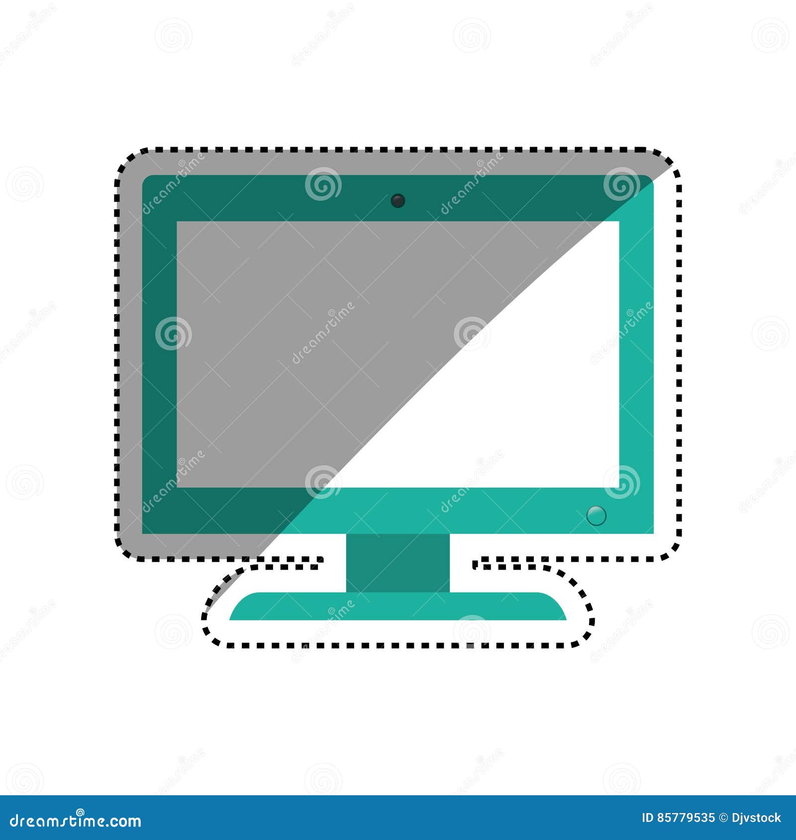 Smart tv technology stock illustration. Illustration of lines - 85779535