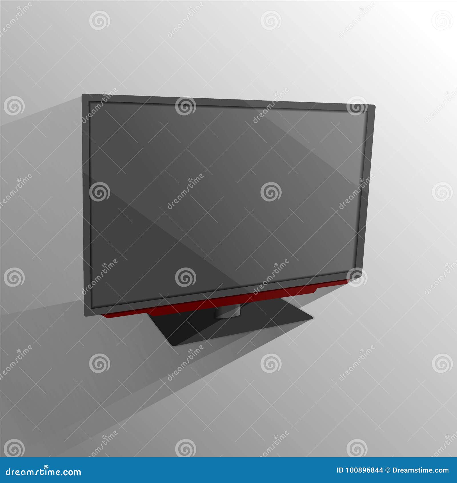 Smart TV vector stock vector. Illustration of smart - 100896844