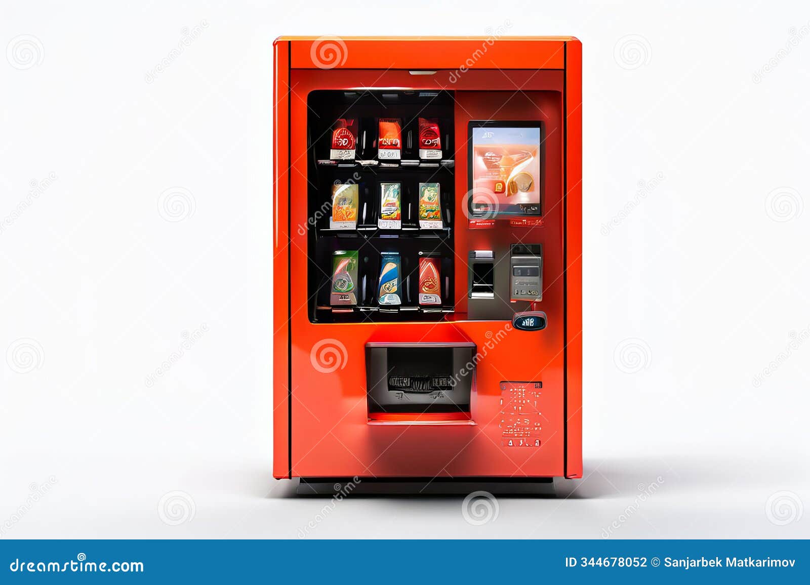 Smart Vending Machine Automatically Refills Based On Sales Data Stock ...