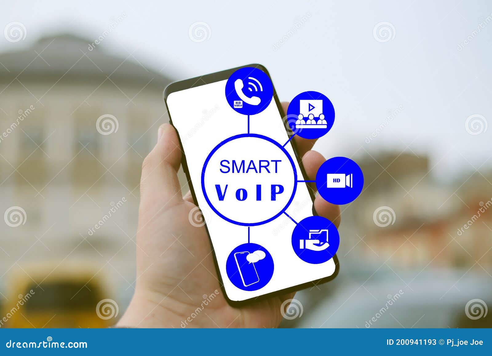 Smart VoIP Voice Over Internet Protocol Technology on Mobile Smart ...