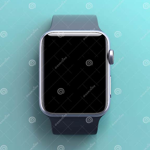 Smart Watch with Black Screen Stock Illustration - Illustration of ...