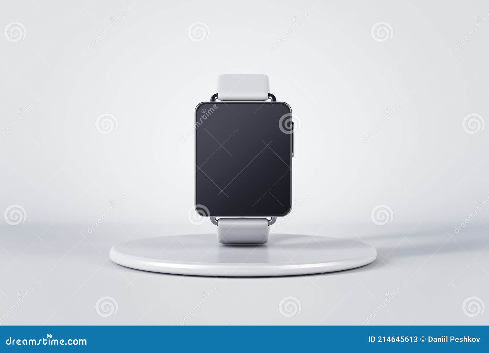 Smart Watch Concept with Electronic Watches with Black Display with ...
