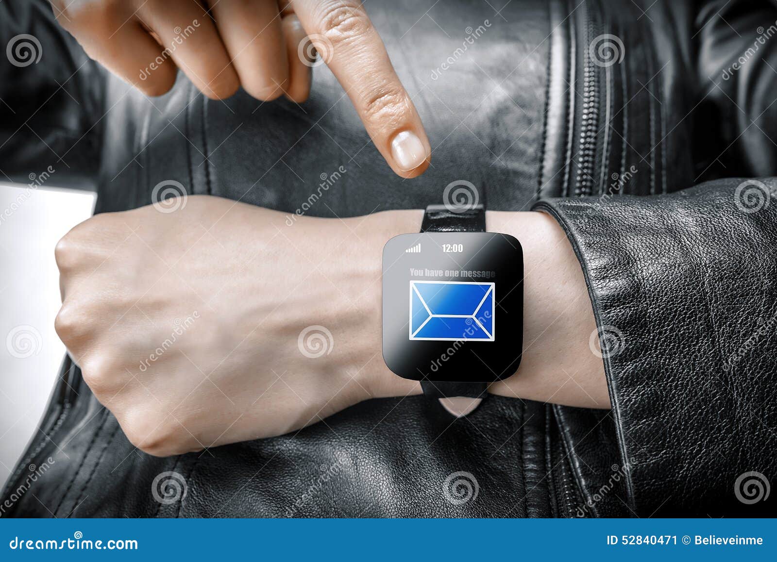 Smart watch stock image. Image of connection, concept - 52840471
