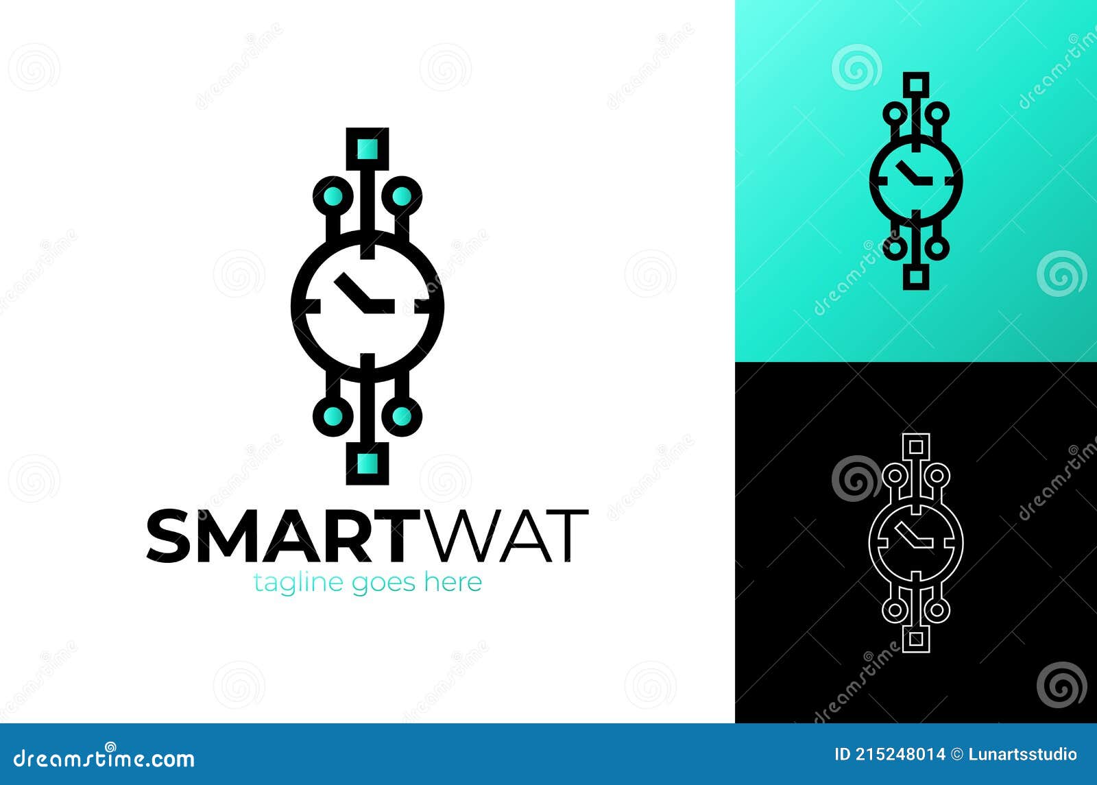 Smart Watch Logo. Smart Watch Application Logo Vector Icon Ilustration ...