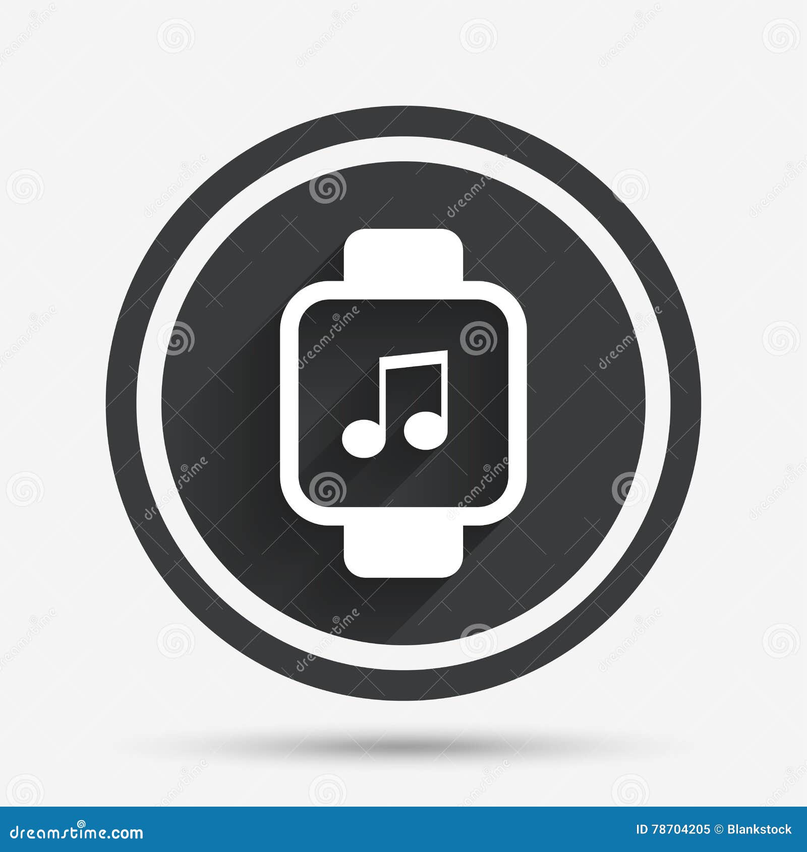 Smart Watch Sign Icon. Wrist Digital Watch Stock Vector - Illustration ...