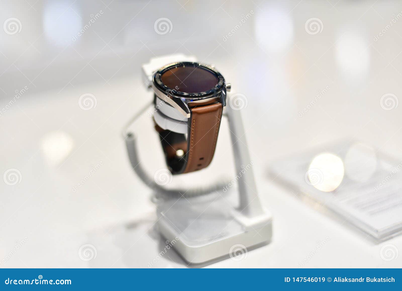 Smart watch in the store stock image. Image of fashion - 147546019