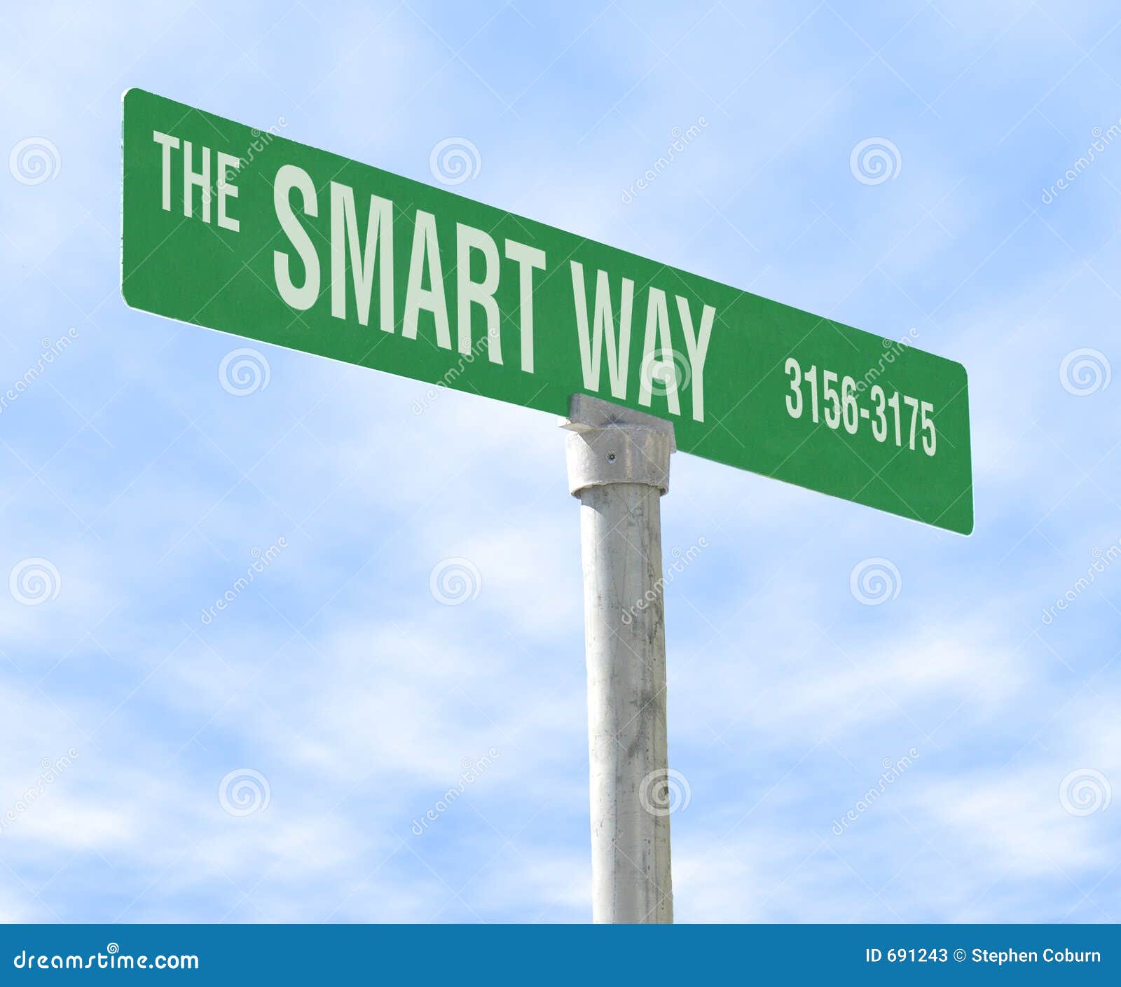 The Smart Way stock image. Image of profit, motivational - 691243