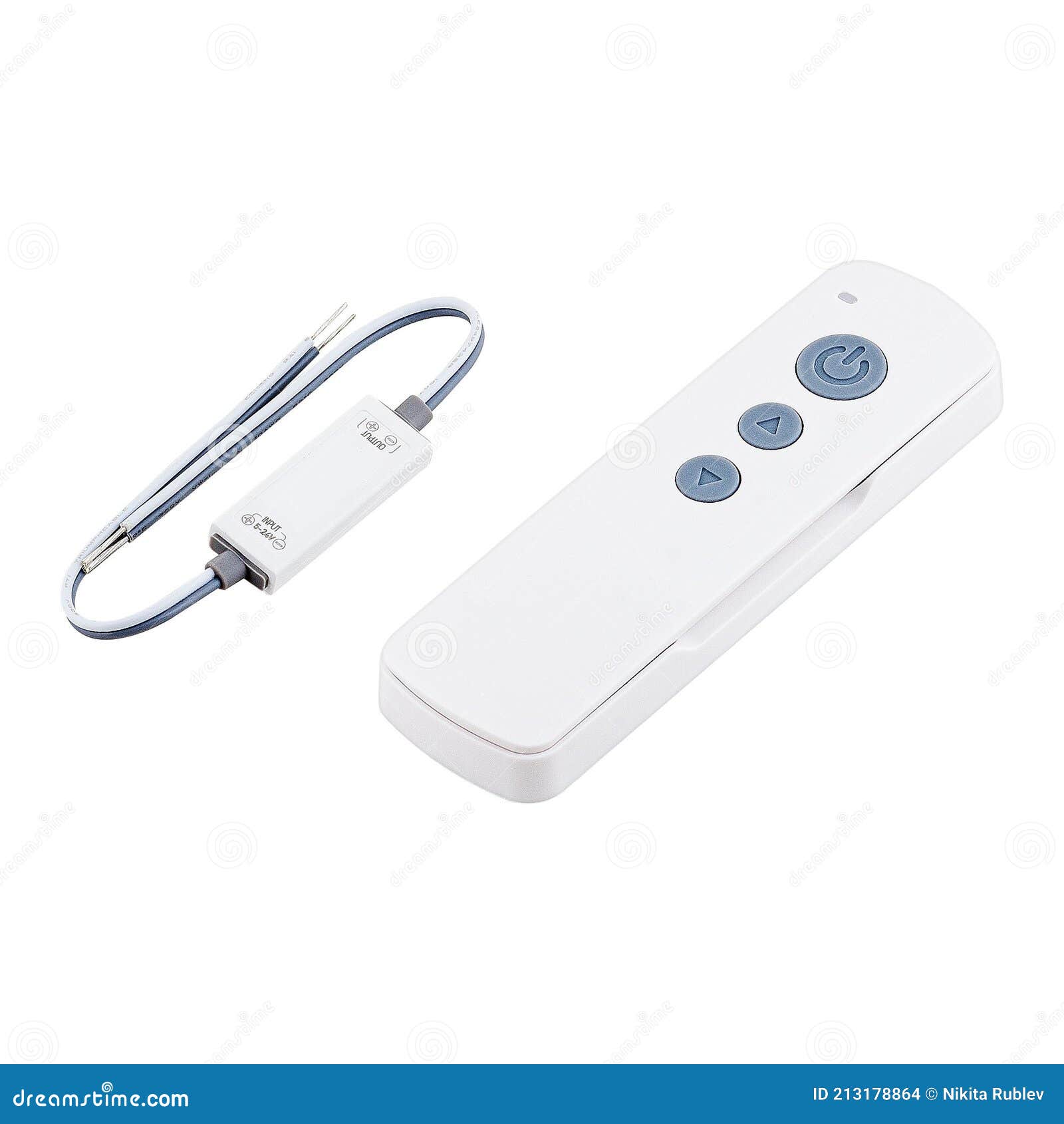 Smart White LED Controller Board with Remote Control in White Housing ...