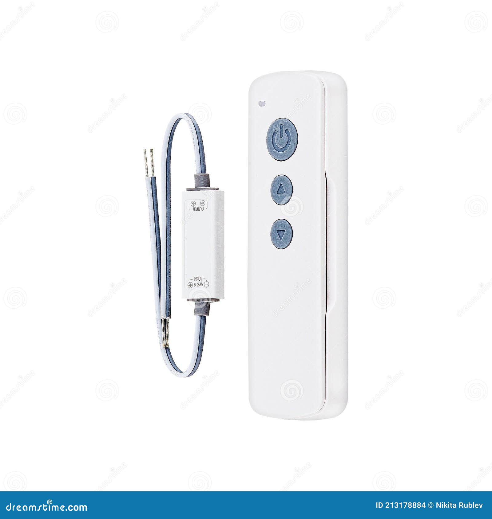 Smart White LED Controller Board with Remote Control in White Housing ...