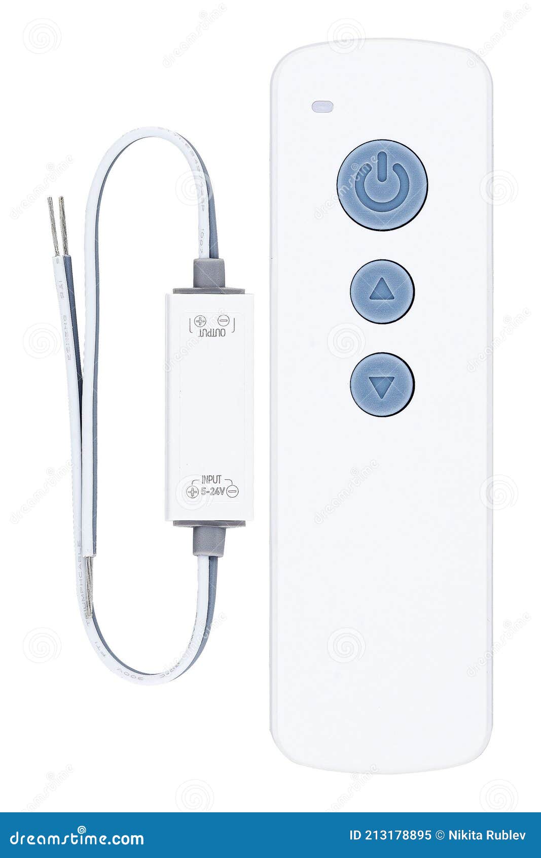 Smart White LED Controller Board with Remote Control in White Housing ...