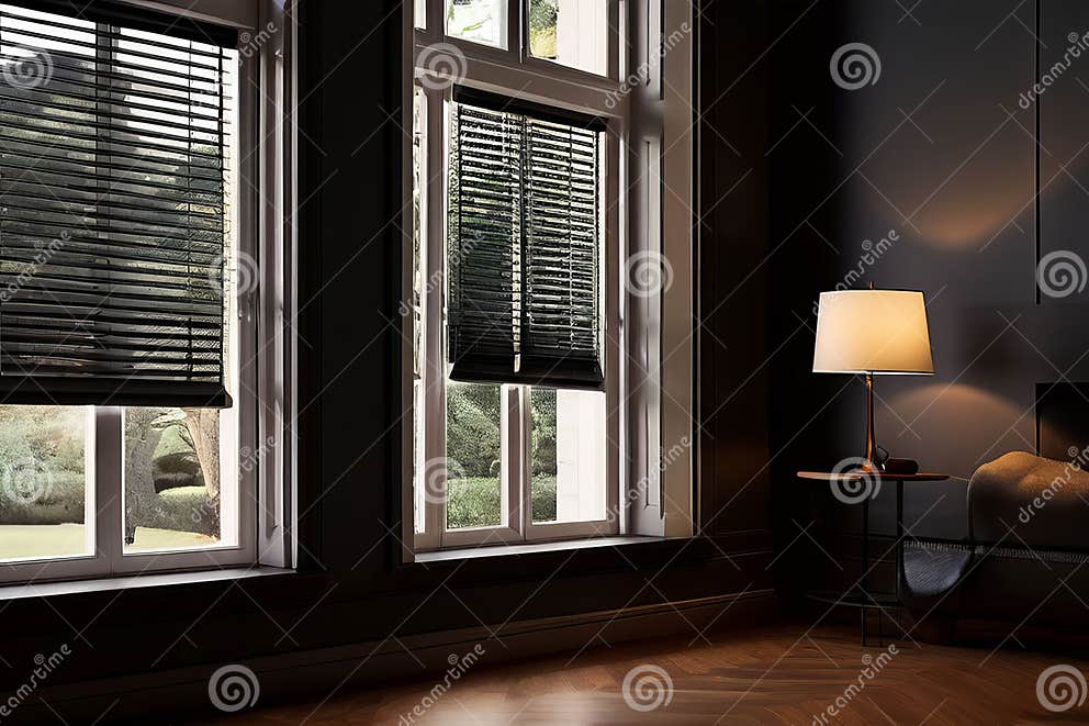 Smart Window Treatment System a System that Controls Blinds Shad Stock ...