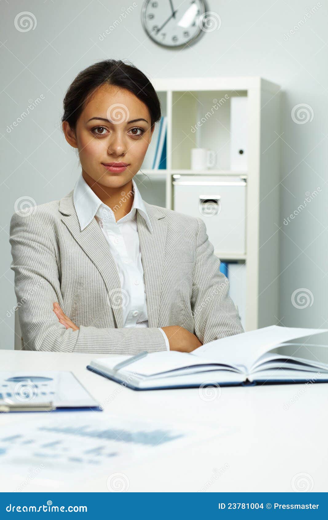 Smart woman stock photo. Image of female, looking, boss - 23781004