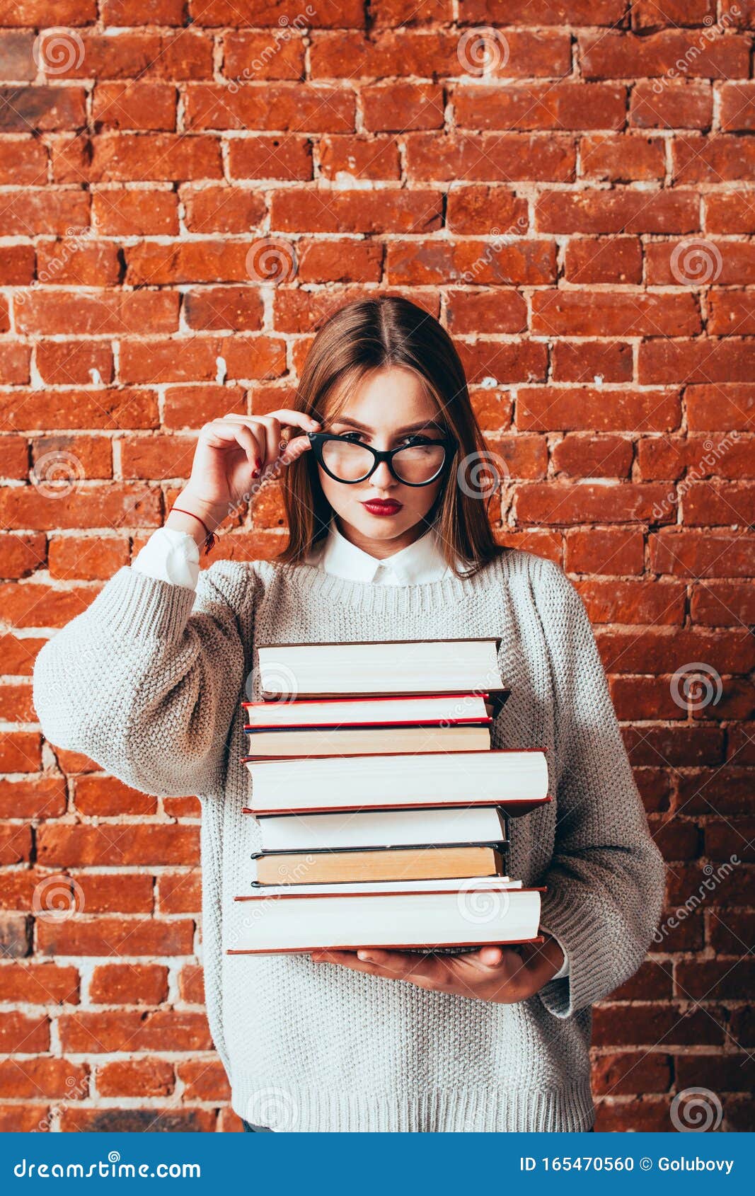 Smart Woman Confidence Intellectual Development Stock Photo - Image of ...