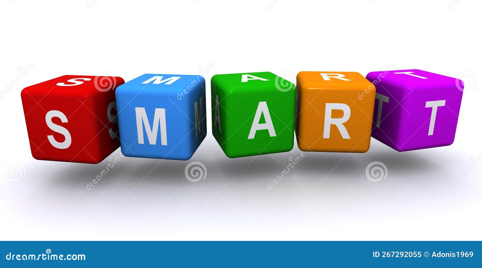 Smart word block on white stock image. Image of leadership - 267292055