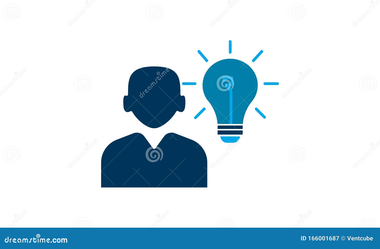 Smart Work Icon. Idea Concept Vector Illustration Used for Website ...