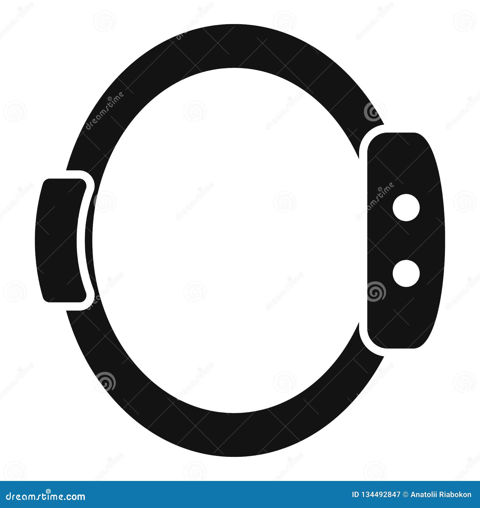Smart Wristband Icon, Simple Style Stock Vector - Illustration of ...