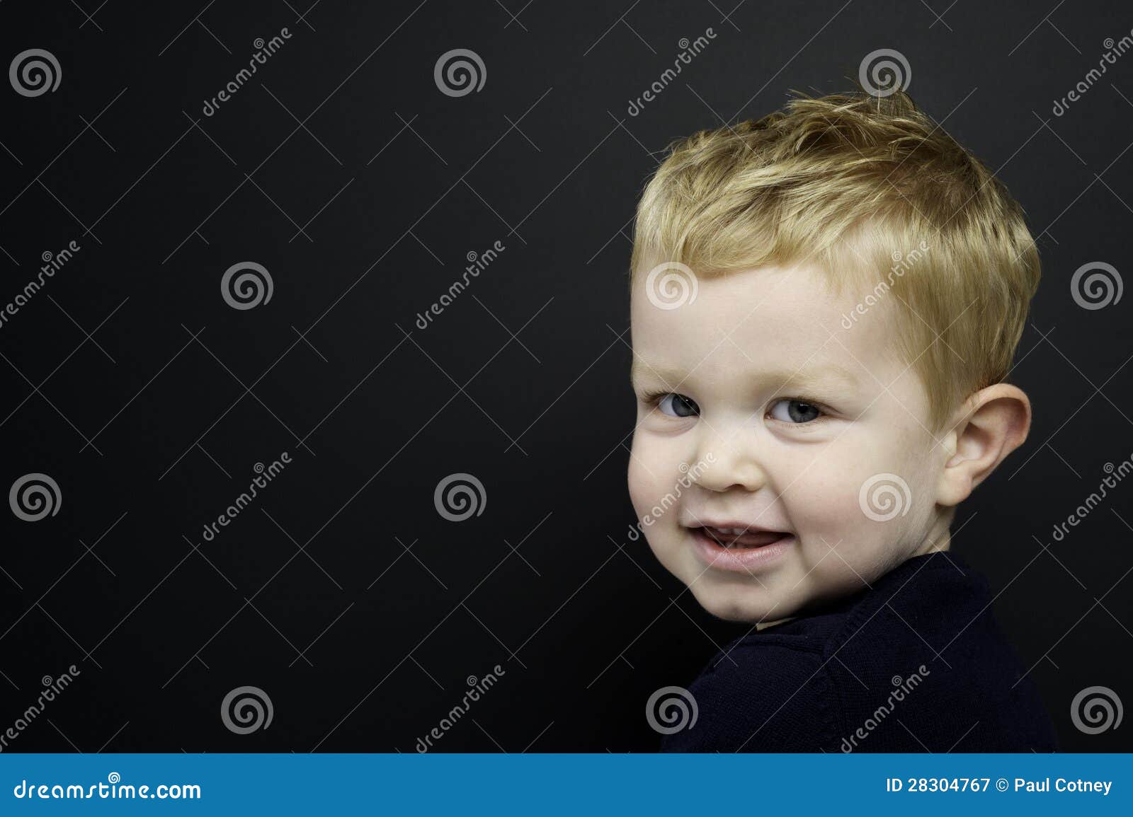 Smart Young Boy Stood Infront of a Blackboard Stock Image - Image of ...